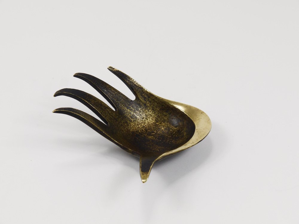Sculptural Brass Hand by Herta Baller for Walter Bosse, 1950s for sale ...