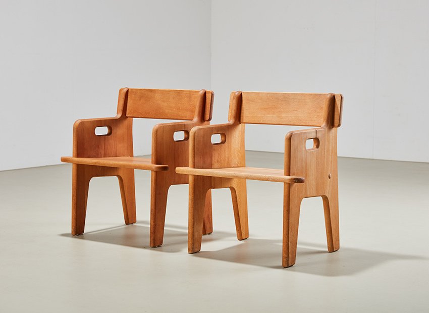 Set of First Edition Peter's Child Chairs by Hans Wegner for Fredericia ...