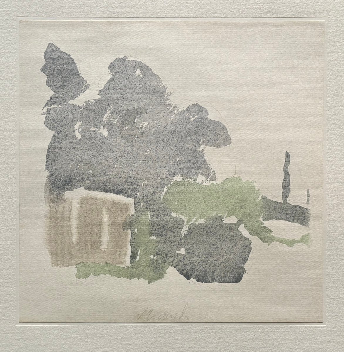 Giorgio Morandi, Landscape, 1959-1973, Lithograph for sale at Pamono