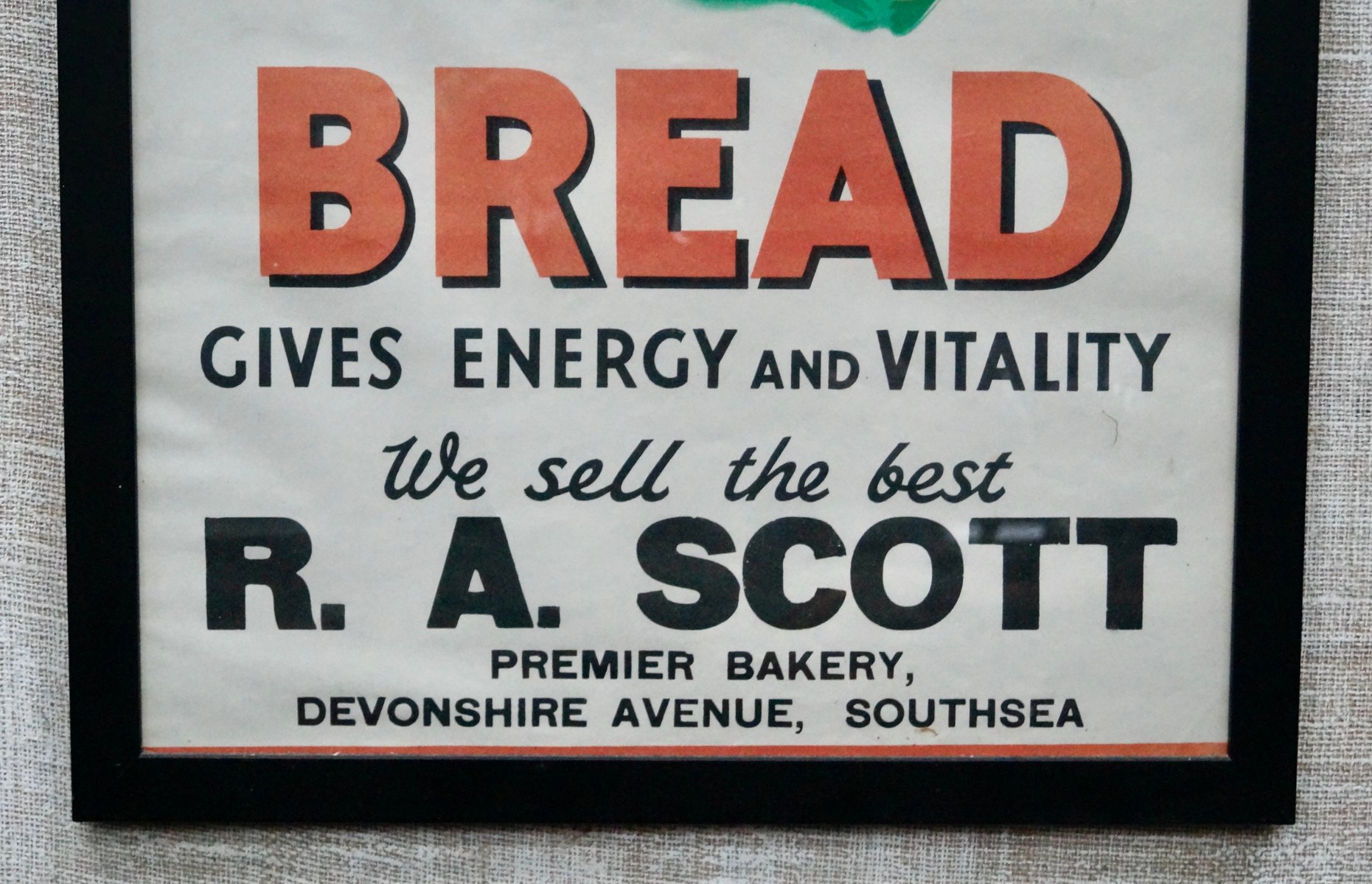 Vintage Scotts Bakery Advertising Poster, 1920s for sale at Pamono