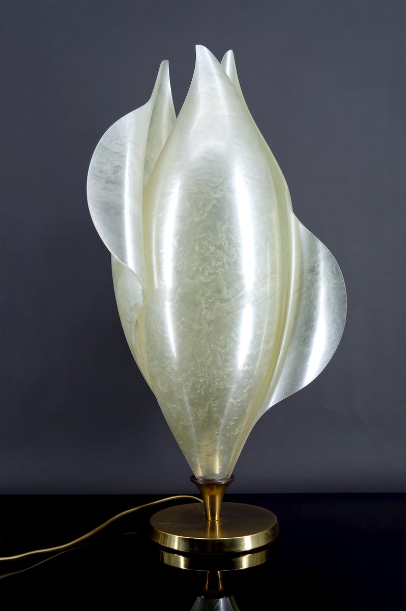 Living Room Lamp attributed to Maison Rougier, 1970s for sale at Pamono