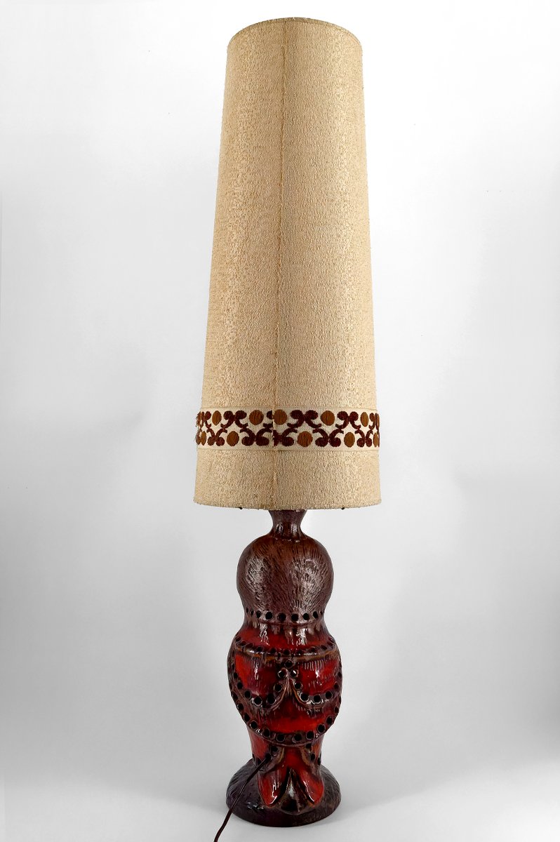 Ceramic Floor Lamp attributed to Walter Gerhards, Germany, 1960s-1970s ...