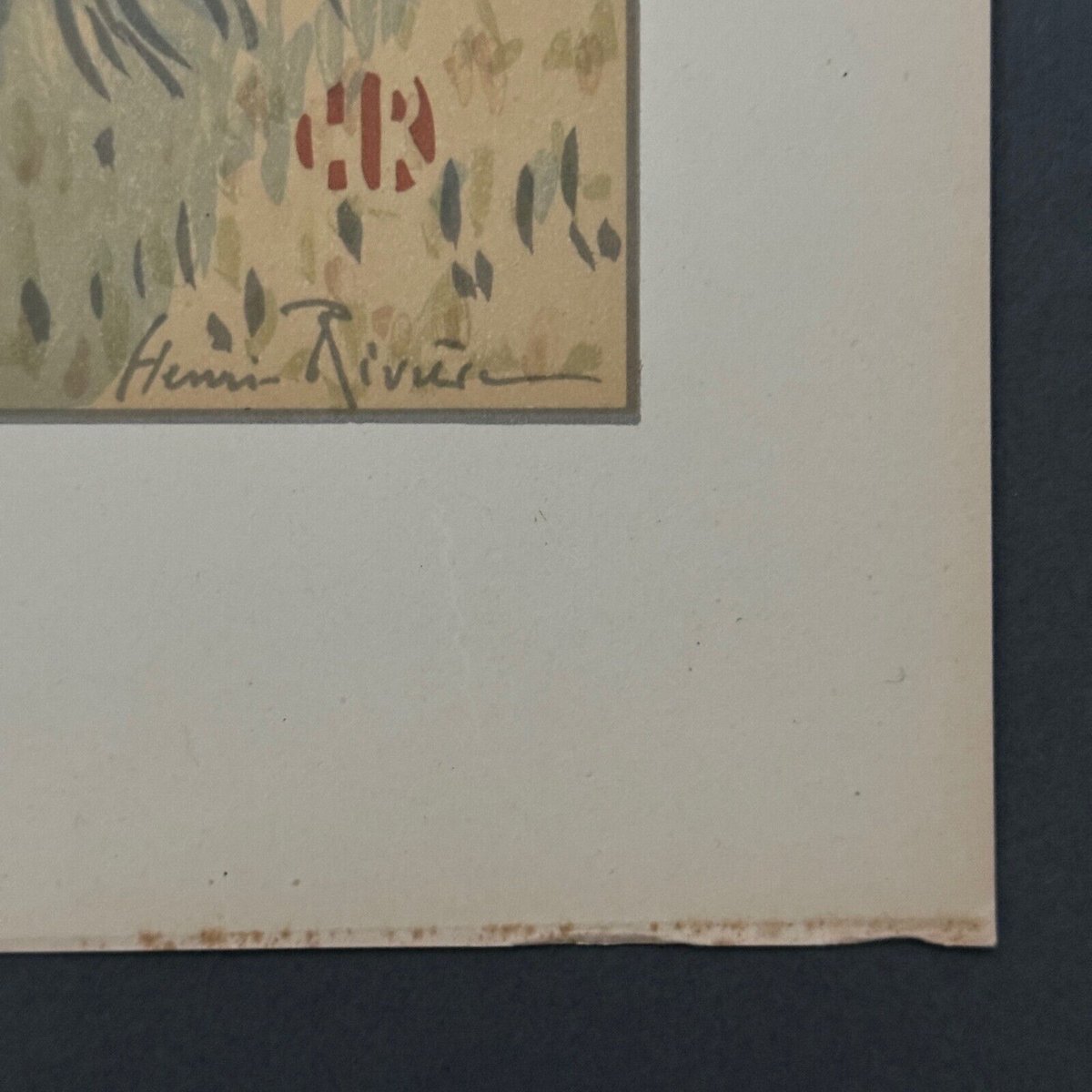 Henri Rivière, La Féérie des Heures: L'Orage qui monte, Lithographie bei Pamono kaufen