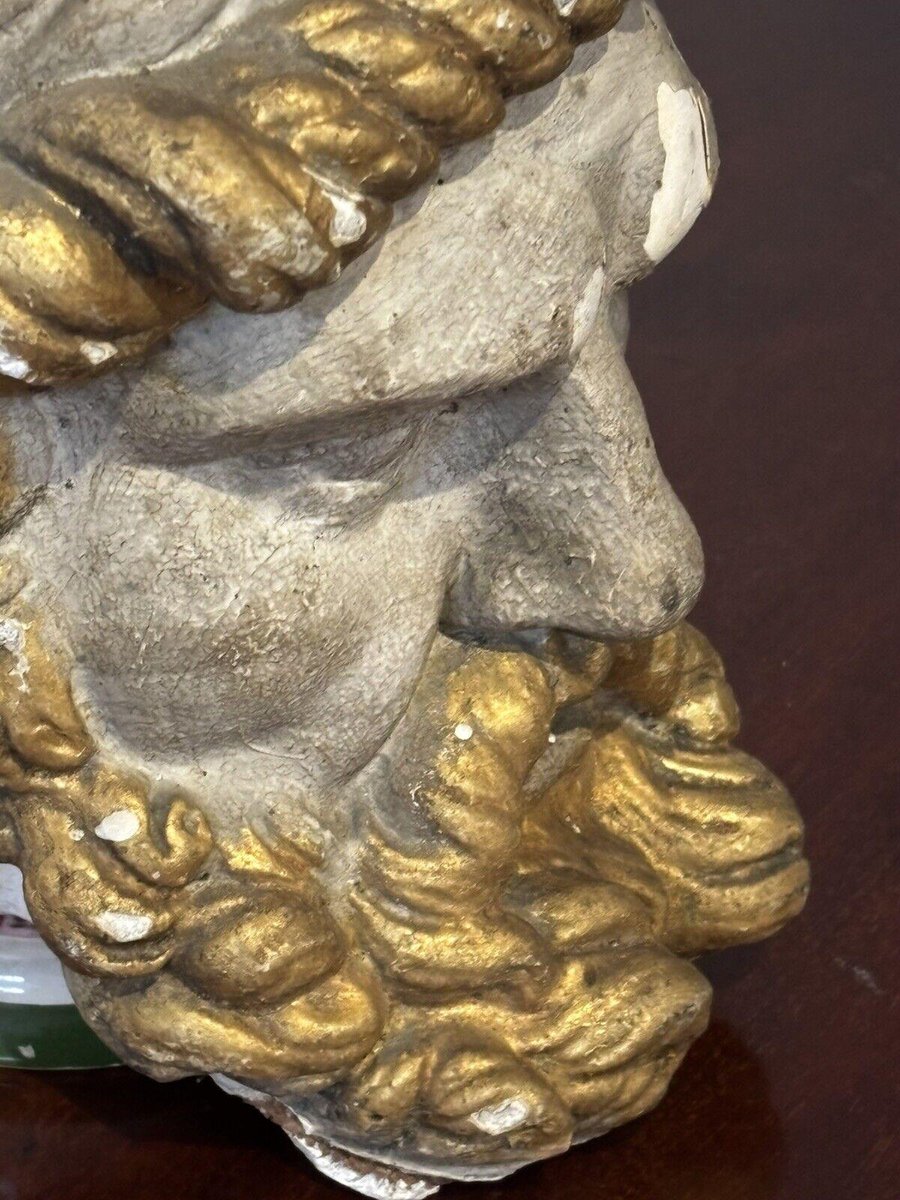 Greek God Bust in Plaster for sale at Pamono