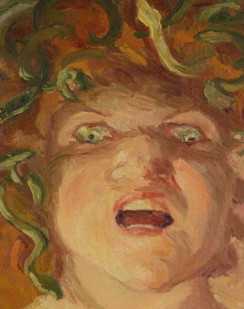Francesco Settimj, Medusa, Oil Painting, Mid-20th Century for sale at ...
