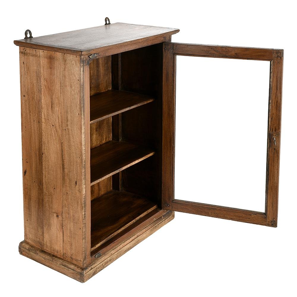 Wooden Wall Display Case for sale at Pamono