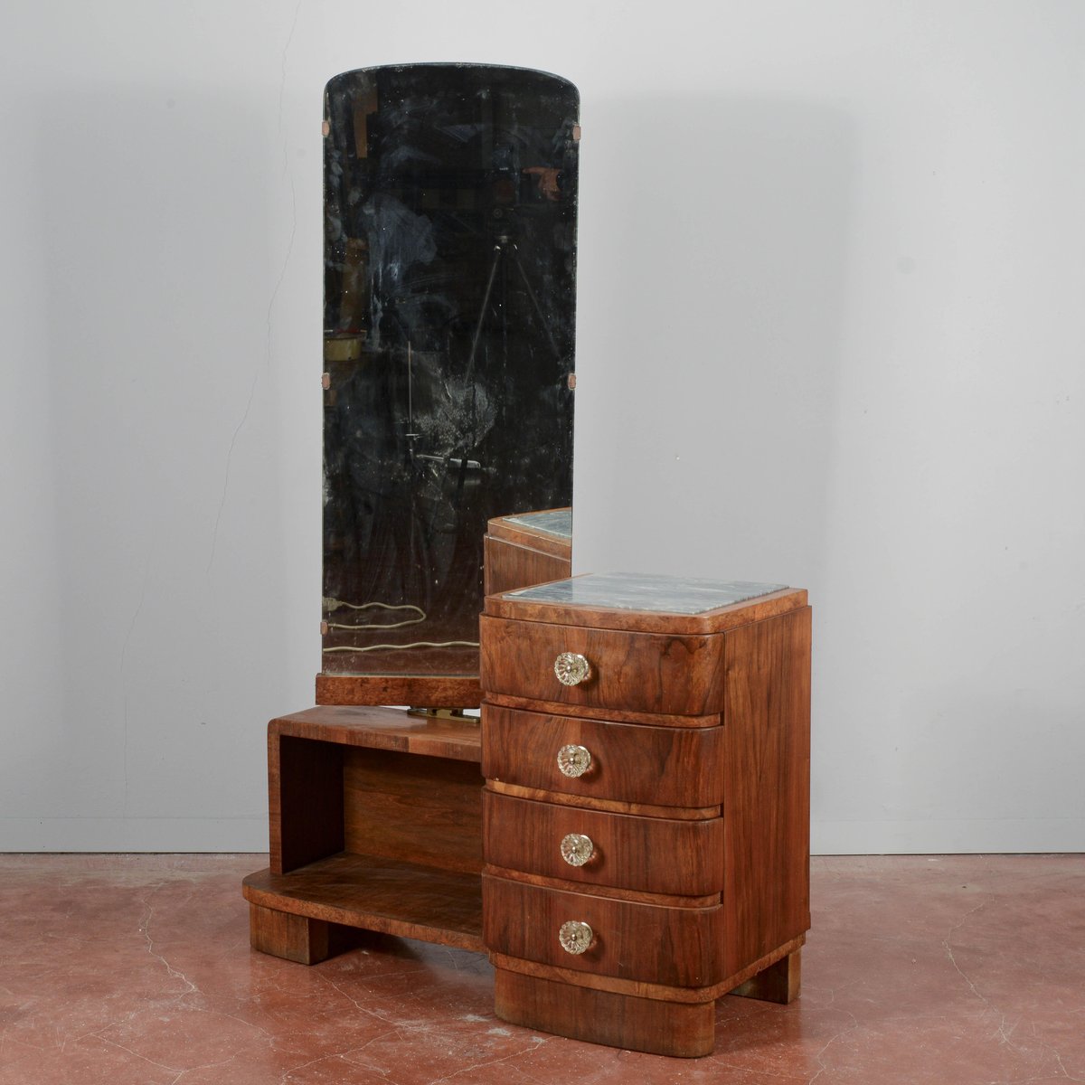 Art Deco Dressing Table with Movable Mirror for sale at Pamono
