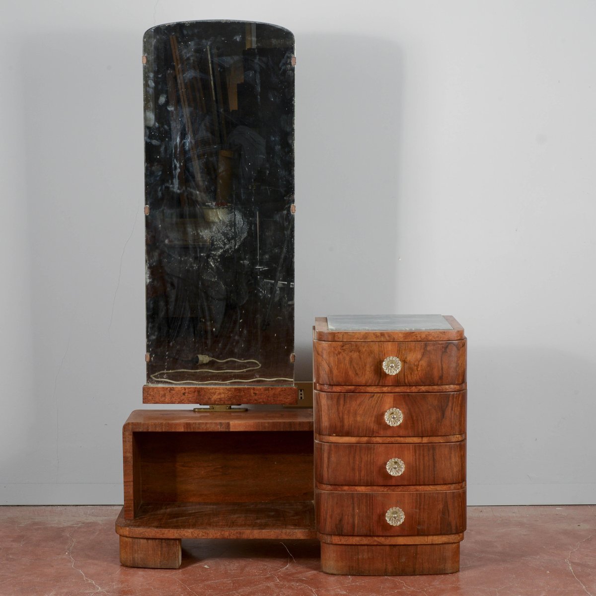 Art Deco Dressing Table with Movable Mirror for sale at Pamono