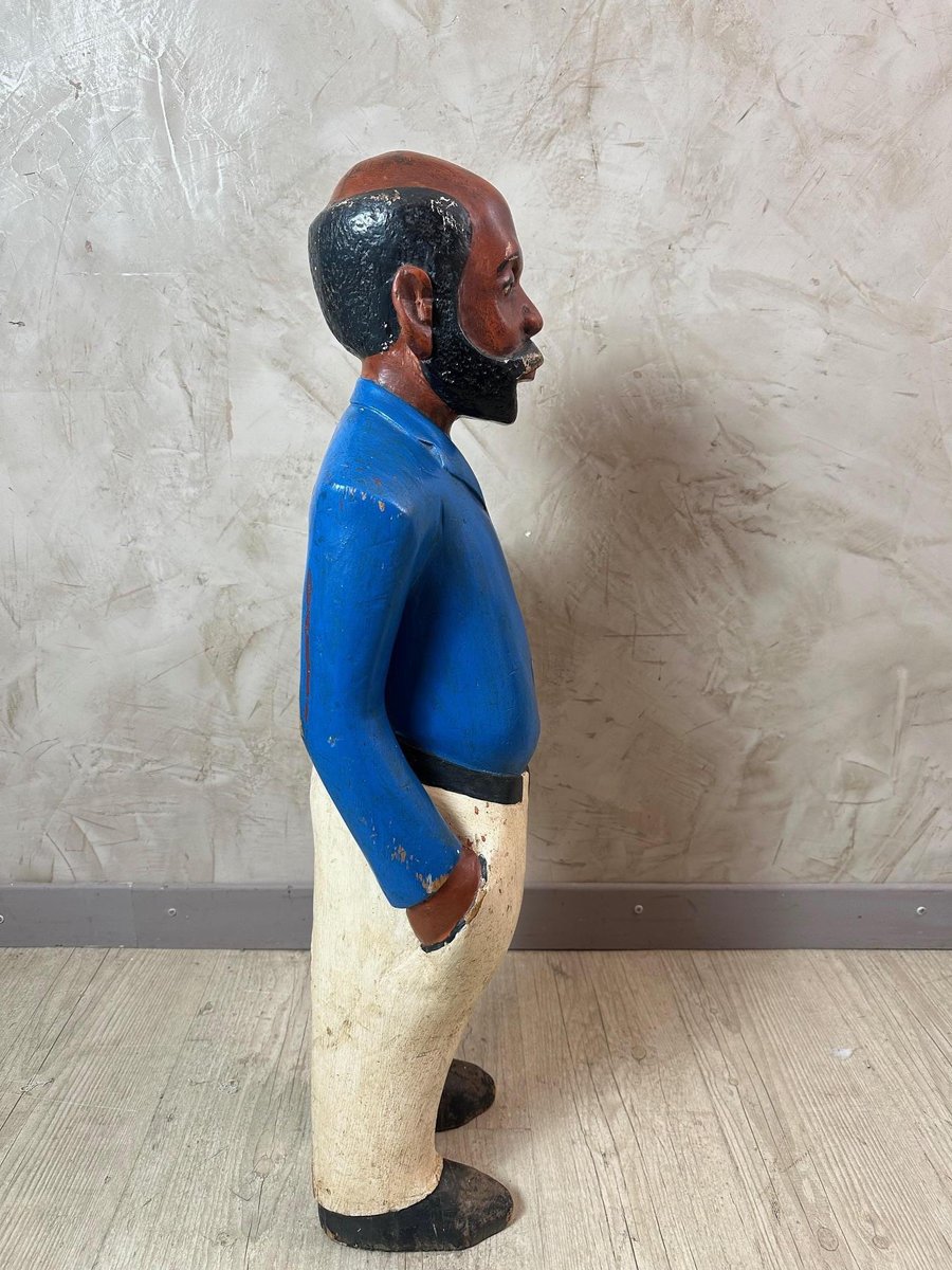 Colonial Wooden Statue, 1950 for sale at Pamono