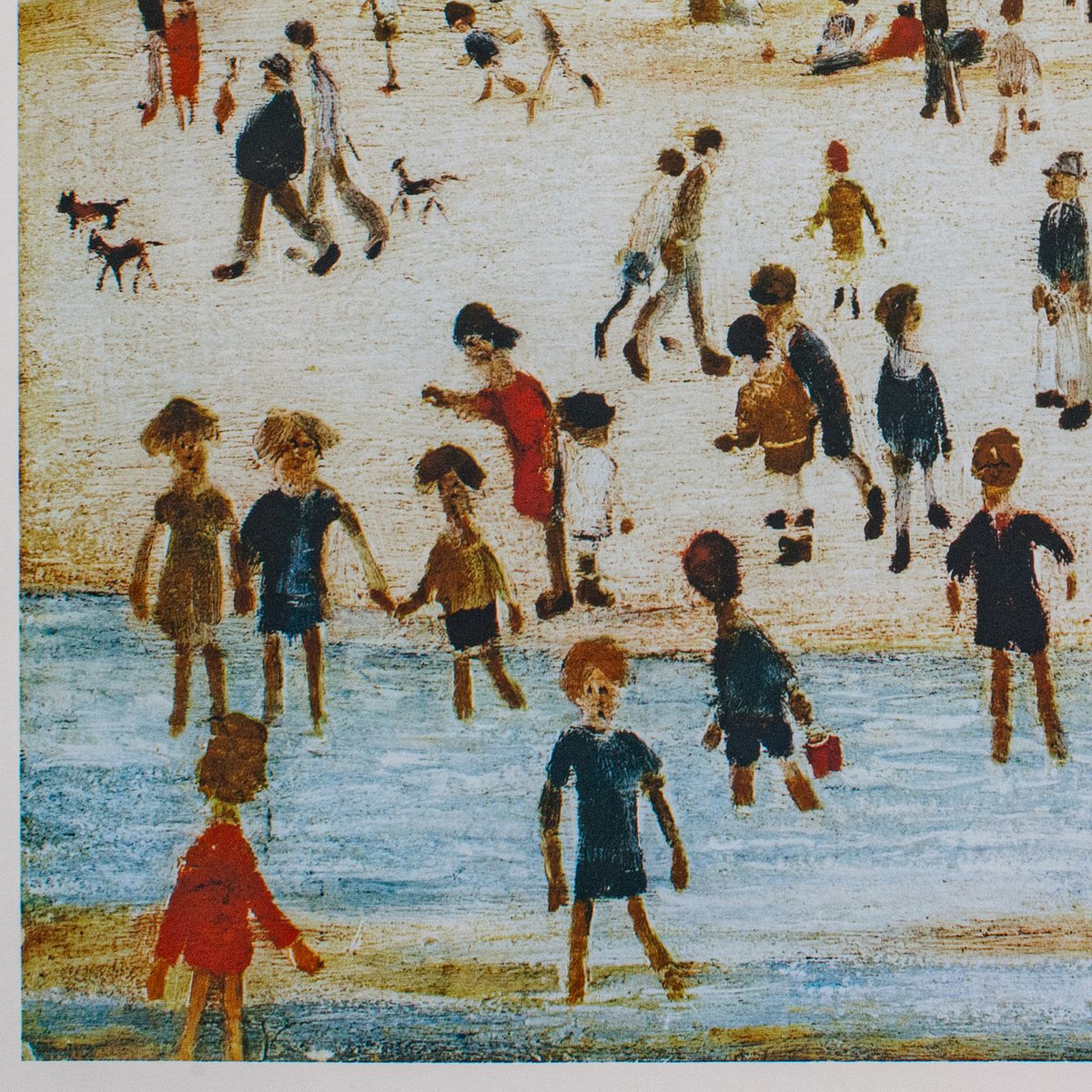 LS Lowry, At the Seaside, 1990s, Print for sale at Pamono