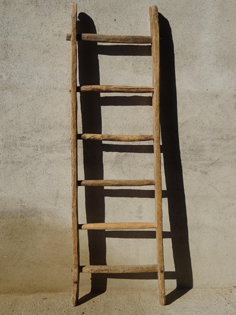 Antique Ladder in Oak for sale at Pamono