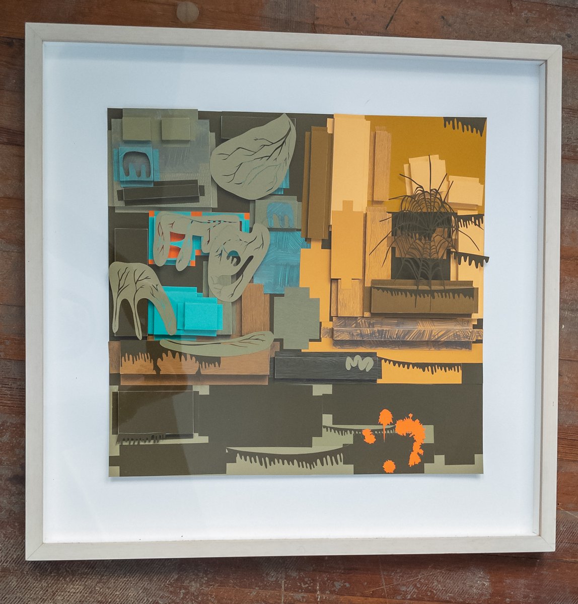 Jonathan Laib, Modern Scissiograph Sculptural Art Piece, 2007, Paper ...