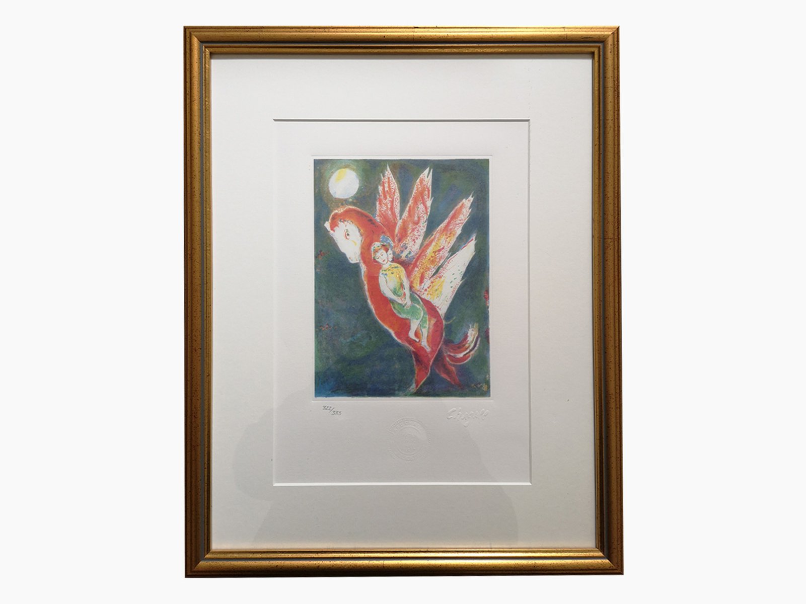 Marc Chagall, Arabian Nights: On the Back of the Demon, 1985 ...