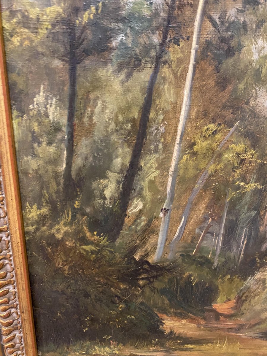Jaume Pons Martí, Forest Landscape, 1800s-1900s, Oil on Canvas for sale ...
