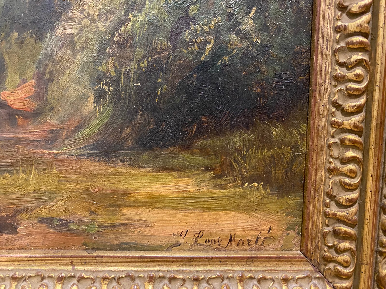 Jaume Pons Martí, Forest Landscape, 1800s-1900s, Oil on Canvas for sale ...
