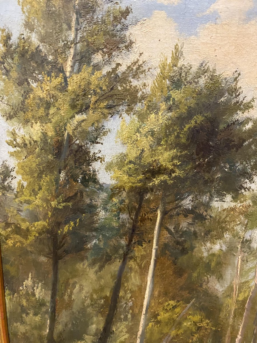 Jaume Pons Martí, Forest Landscape, 1800s-1900s, Oil on Canvas for sale ...
