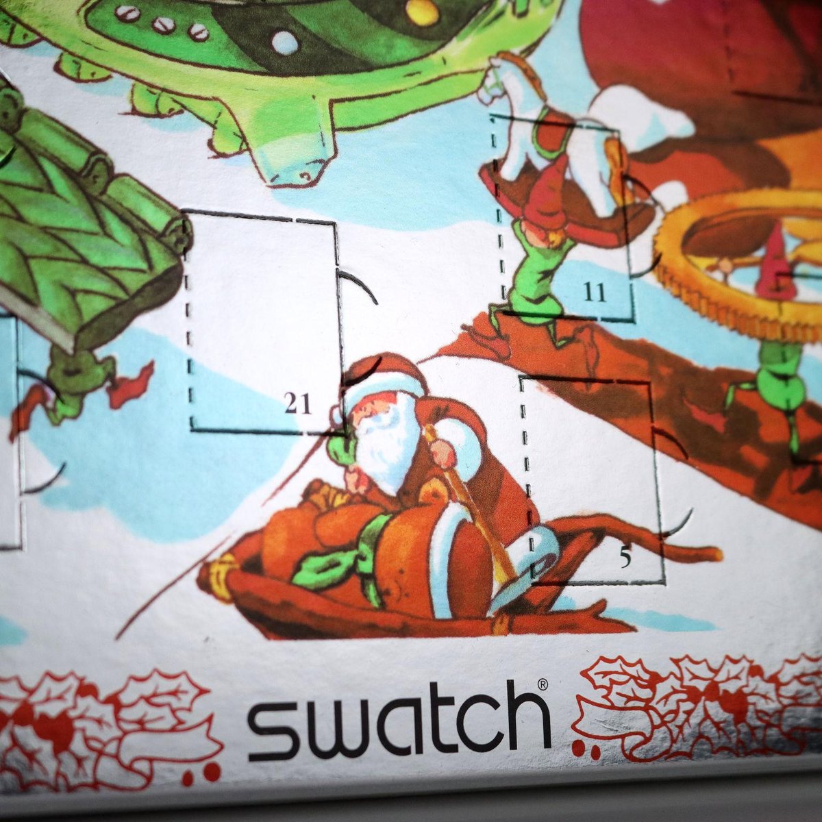 Christmas Greetings Special Edition Advent Calendar from Swatch for ...