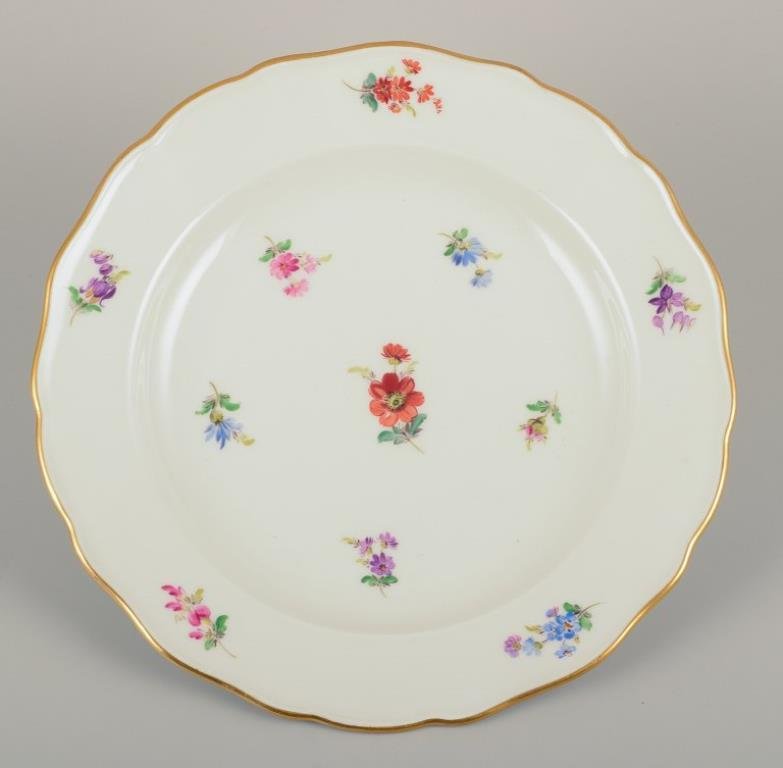 German Dinner Plates in Porcelain from Meissen, 1920s, Set of 6 for ...