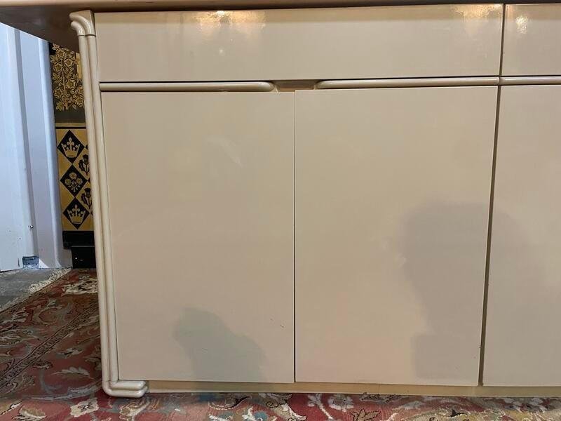 Sideboard in Beige Lacquer, 1970 for sale at Pamono