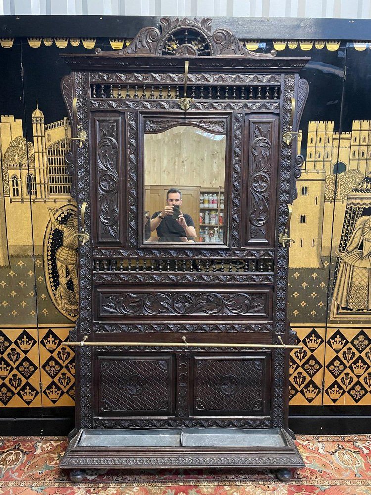 Renaissance Style Coat Rack for sale at Pamono