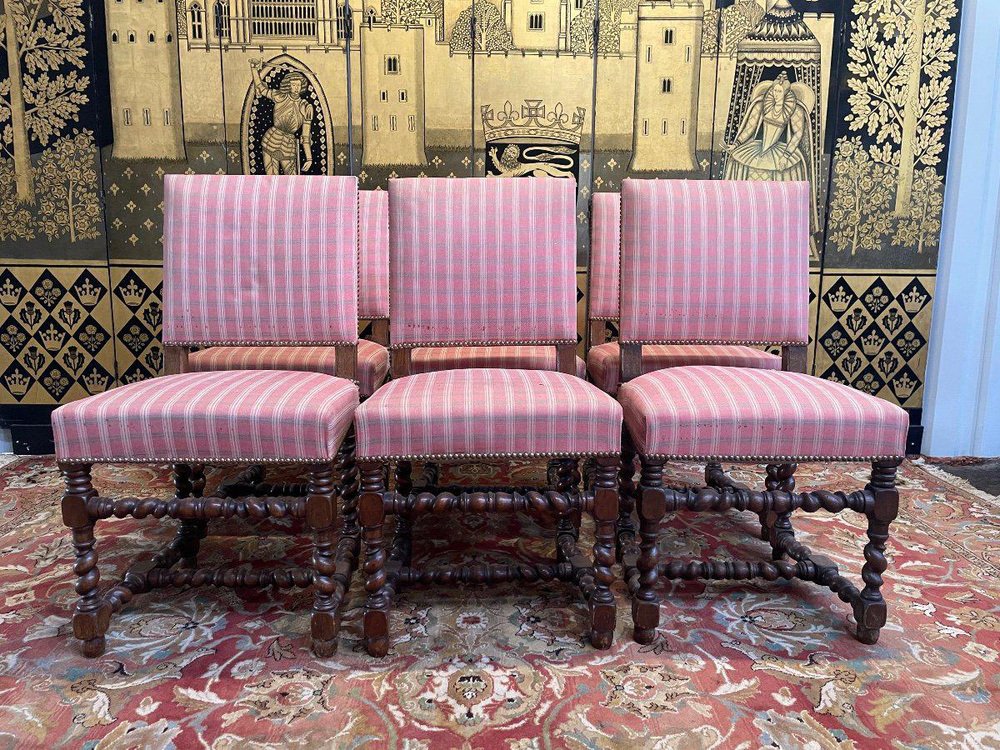 Louis Xiii Style Chairs, Set of 6 for sale at Pamono