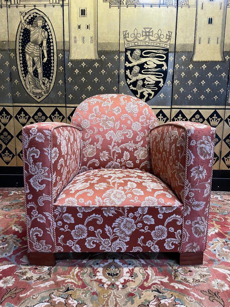 Art Deco Club Chair for sale at Pamono