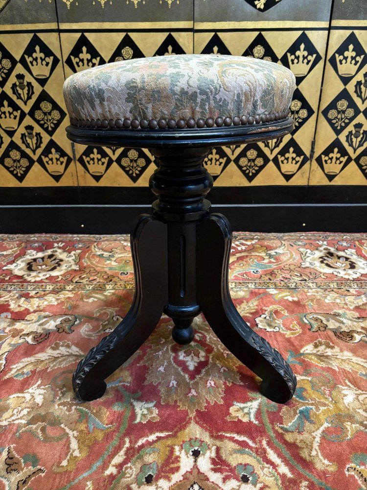 Vintage Piano Stool for sale at Pamono