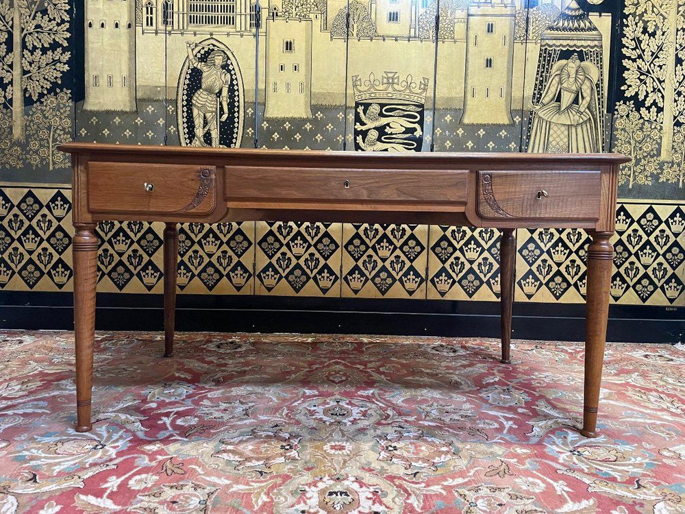 Art Deco Flat Desk for sale at Pamono