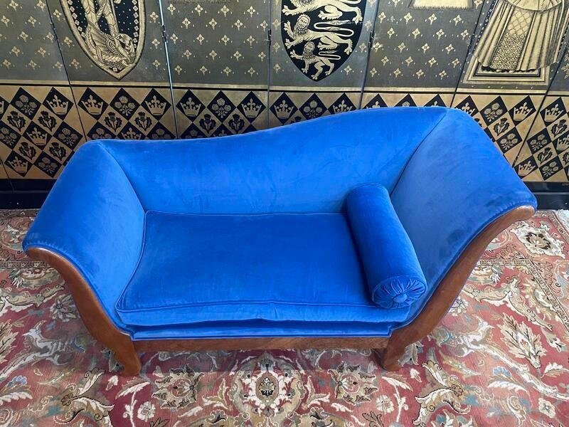 Recamier Style Upholstered Bench for sale at Pamono