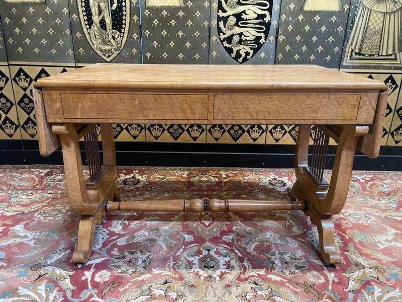 Charles X Style Lyre Desk for sale at Pamono