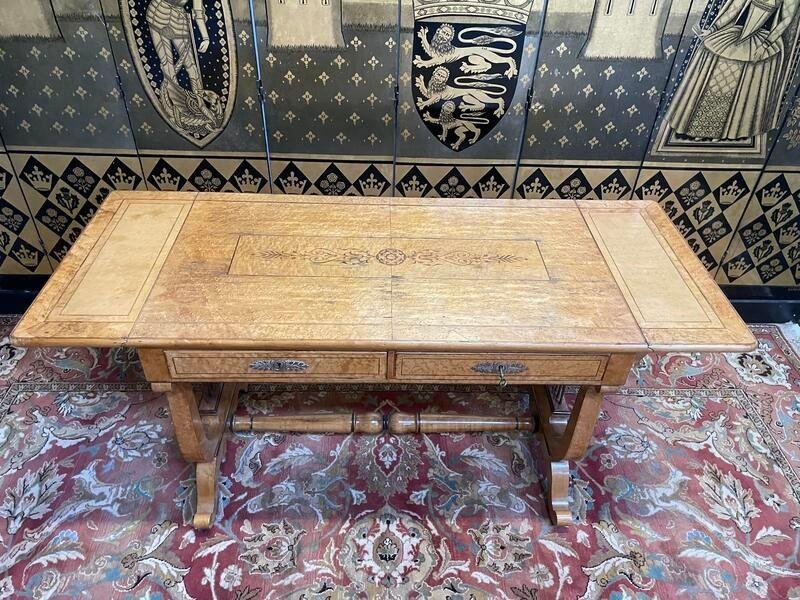 Charles X Style Lyre Desk for sale at Pamono