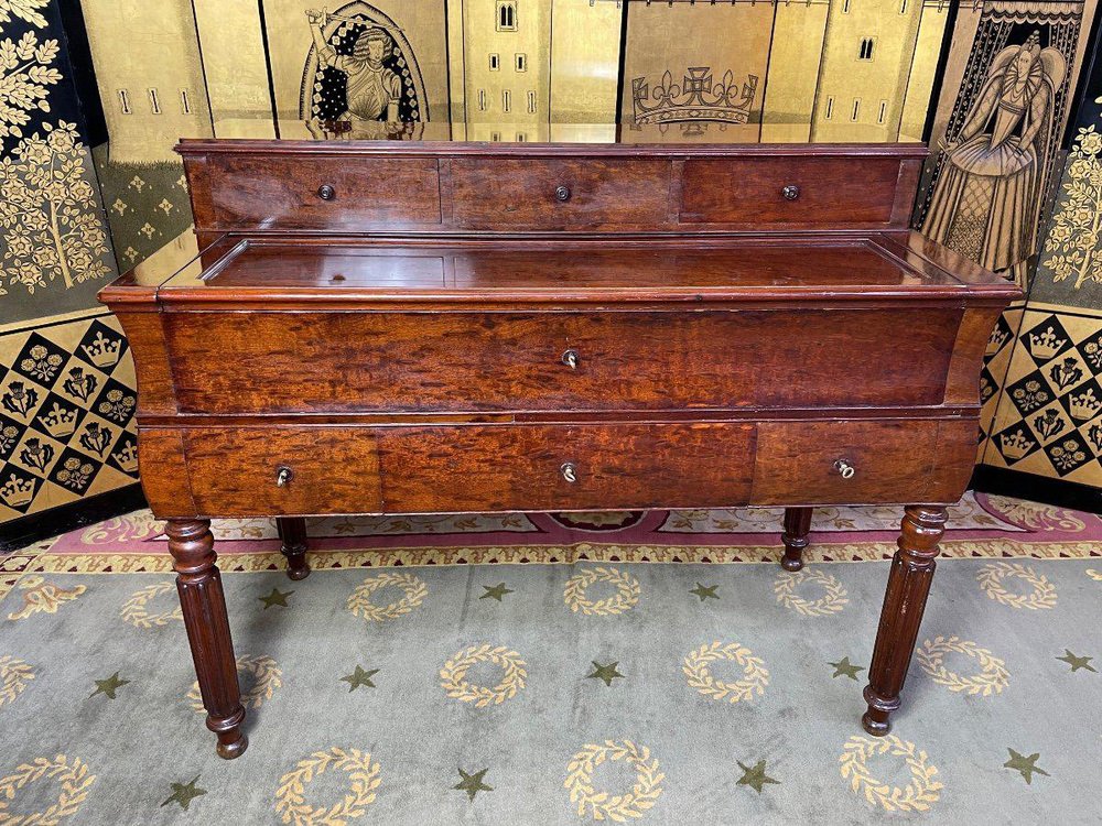 Louis Philippe Mahogany Tiered Desk for sale at Pamono