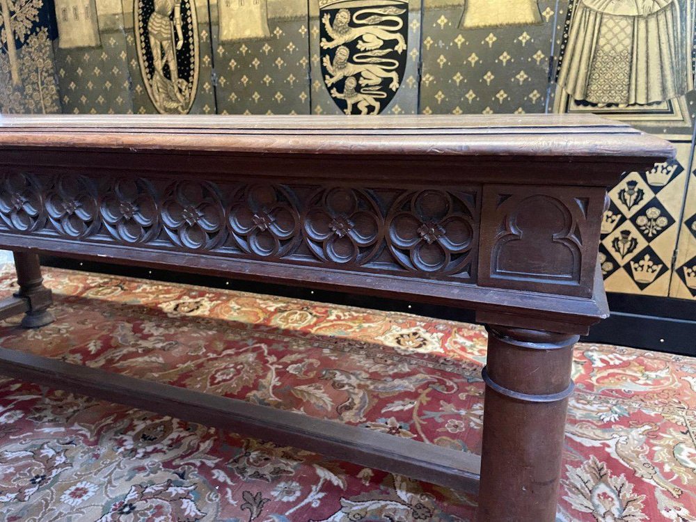 Louis XIII Gothic Dining Table in Walnut for sale at Pamono