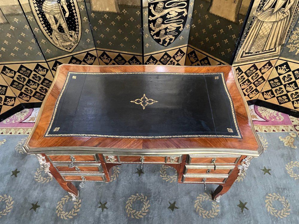 Louis XV Marquetry Flat Desk for sale at Pamono