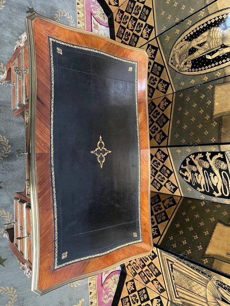 Louis XV Marquetry Flat Desk for sale at Pamono