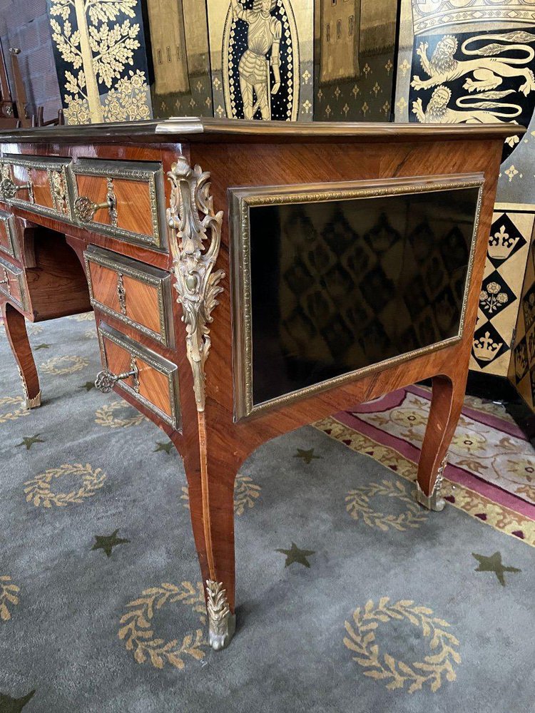 Louis XV Marquetry Flat Desk for sale at Pamono