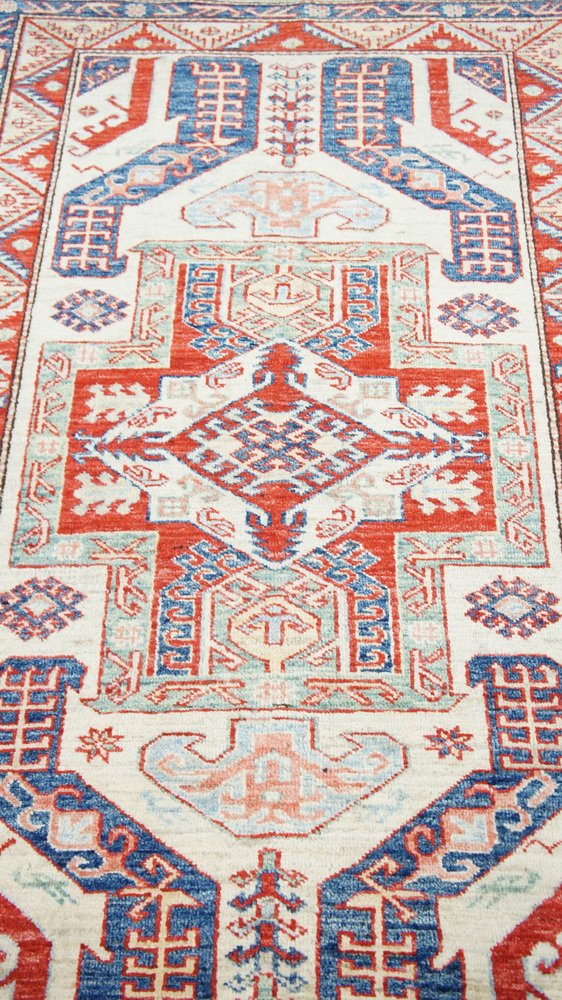Vintage Colorful Rug with Pattern for sale at Pamono