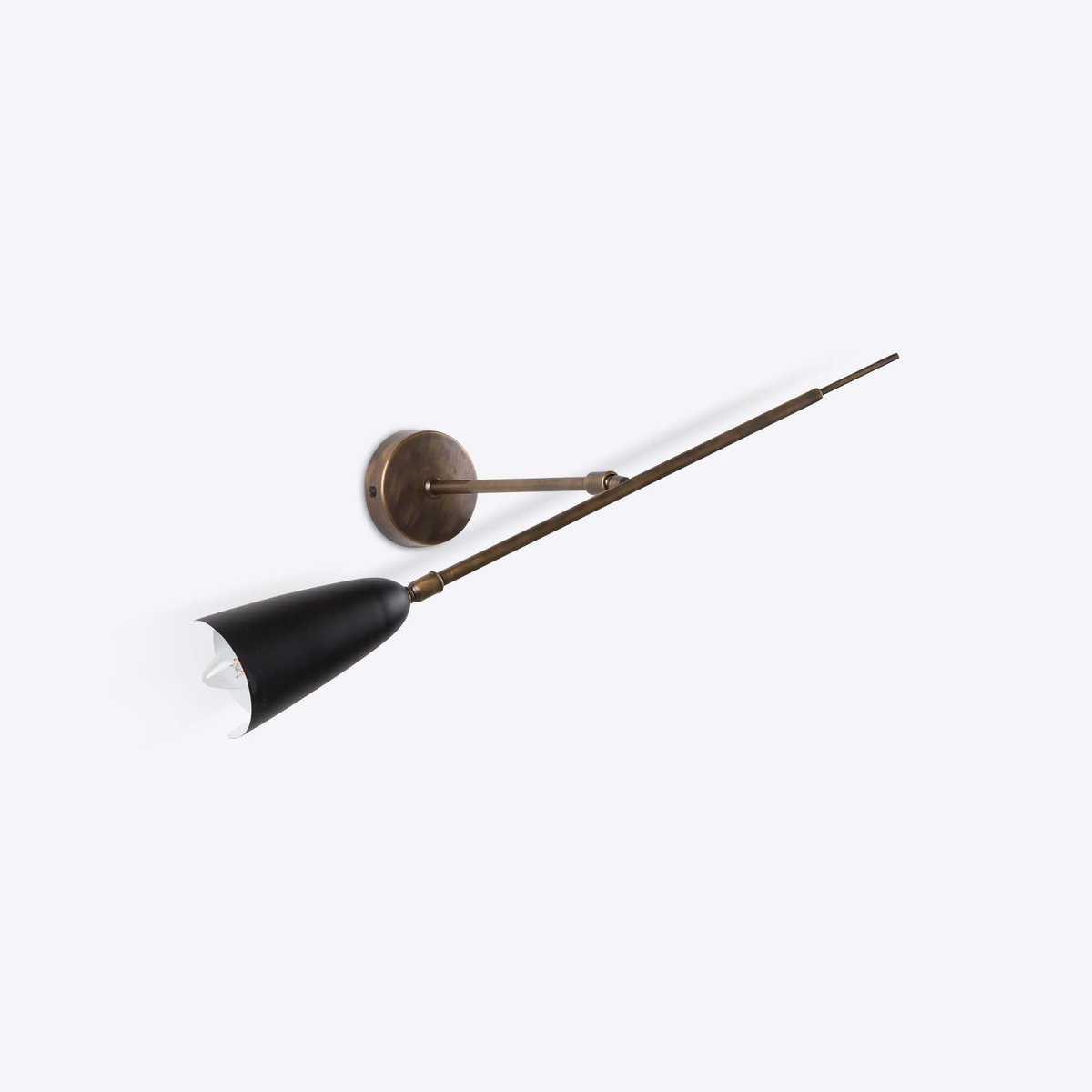 Mako Angled Wall Light from Pure White Lines for sale at Pamono