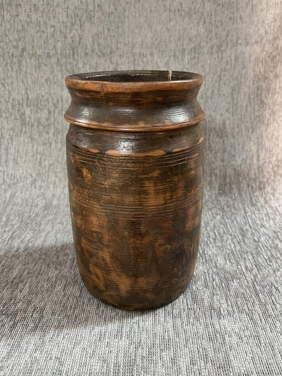 Wood Himachal Pot, 1920s for sale at Pamono