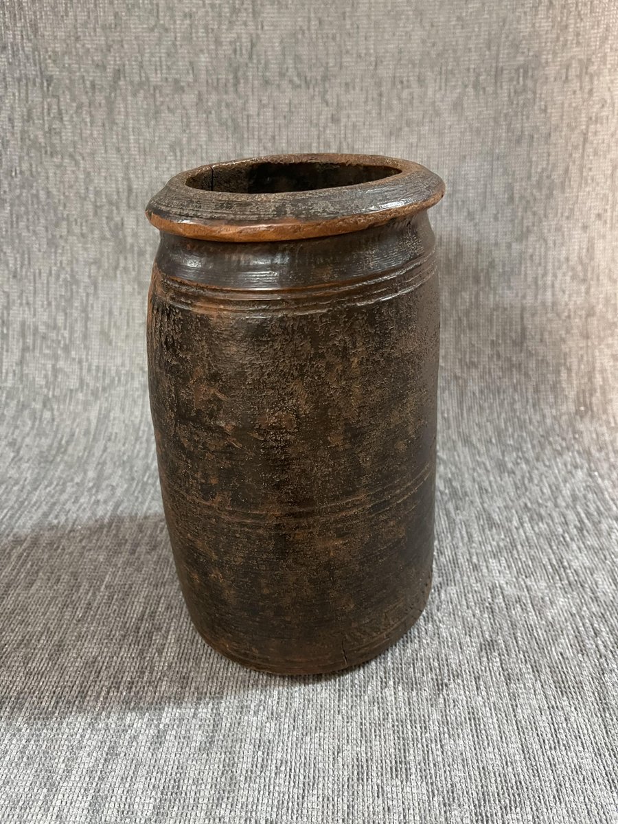 Wood Himachal Pot, 1920s for sale at Pamono