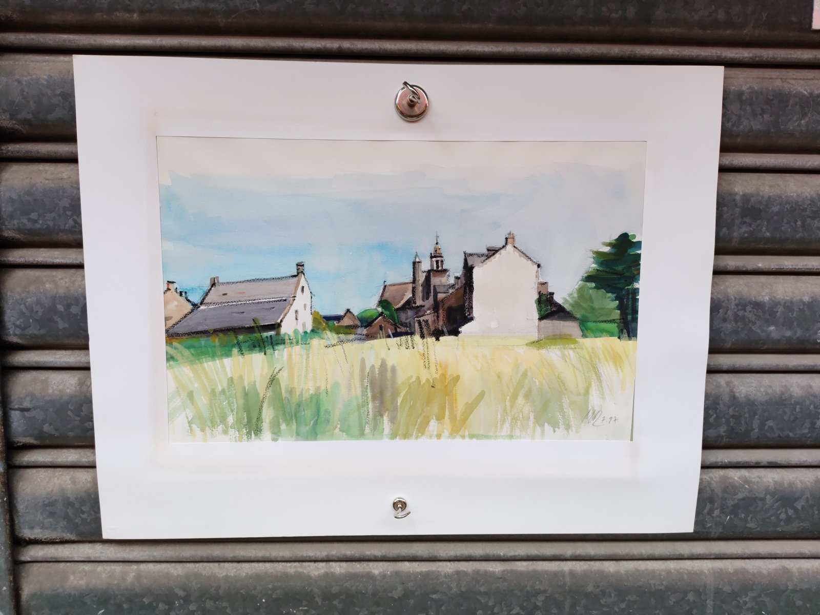 Michel Roubille, Carnac, 1997, Watercolor for sale at Pamono