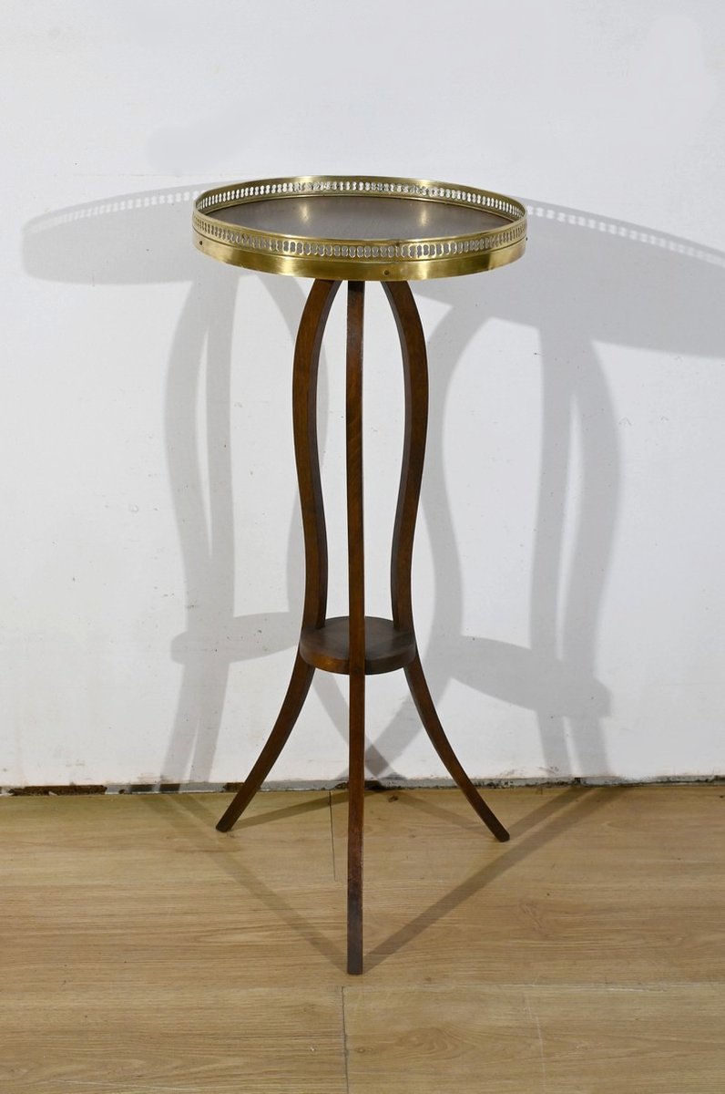 Small Louis XVI Mahogany Pedestal Table, 1900s for sale at Pamono