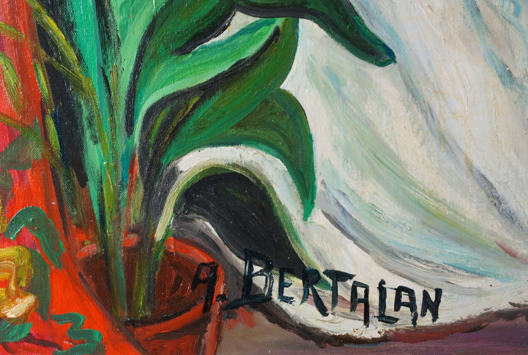 Albert Bertalan, Nude in an Interior, 20th Century, Oil on Canvas for ...