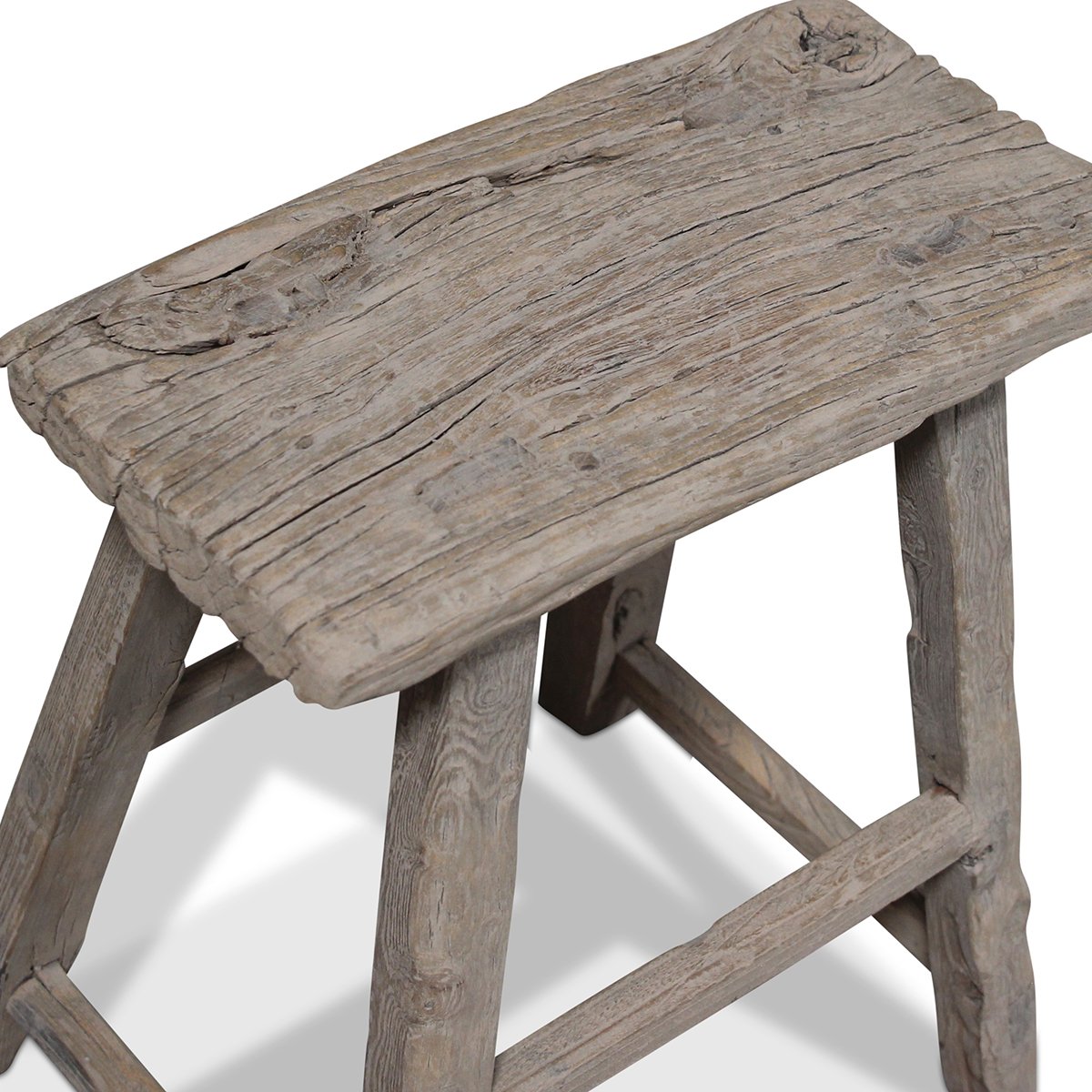 Chinese Elm Stool, 1800s for sale at Pamono