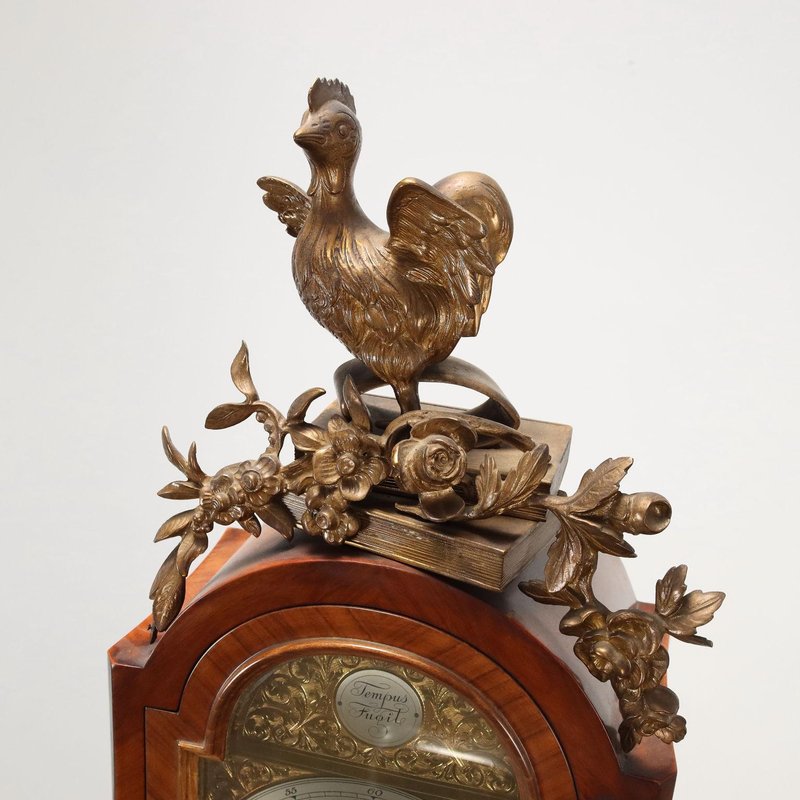 Säulenuhr im Rokoko-Stil bei Pamono kaufen