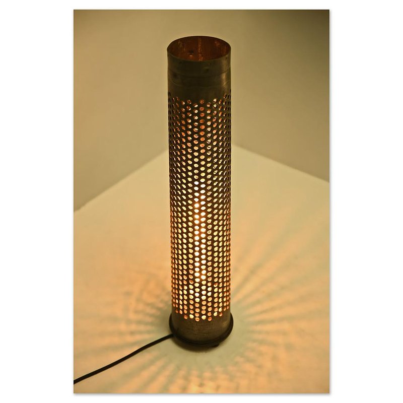 Perforated Shell Casings Transformed Into Lamps, Set of 2 for sale at ...