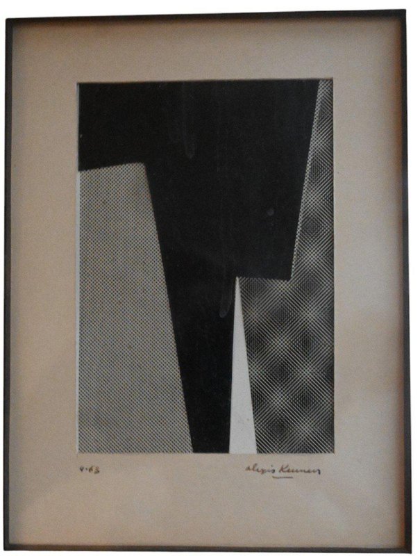 Alexis Keunen, Composition, Collage, 1963 for sale at Pamono