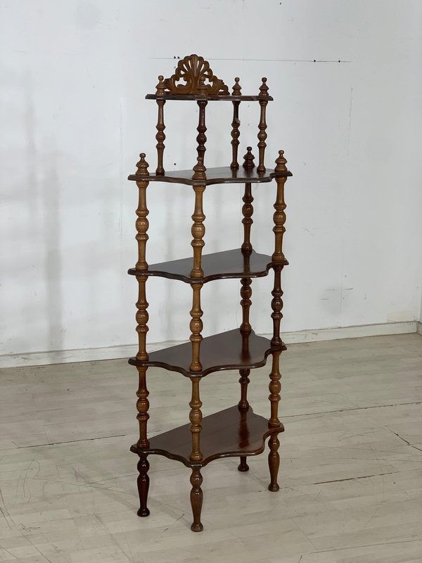 Victorian Wooden Shelf Bookcase for sale at Pamono