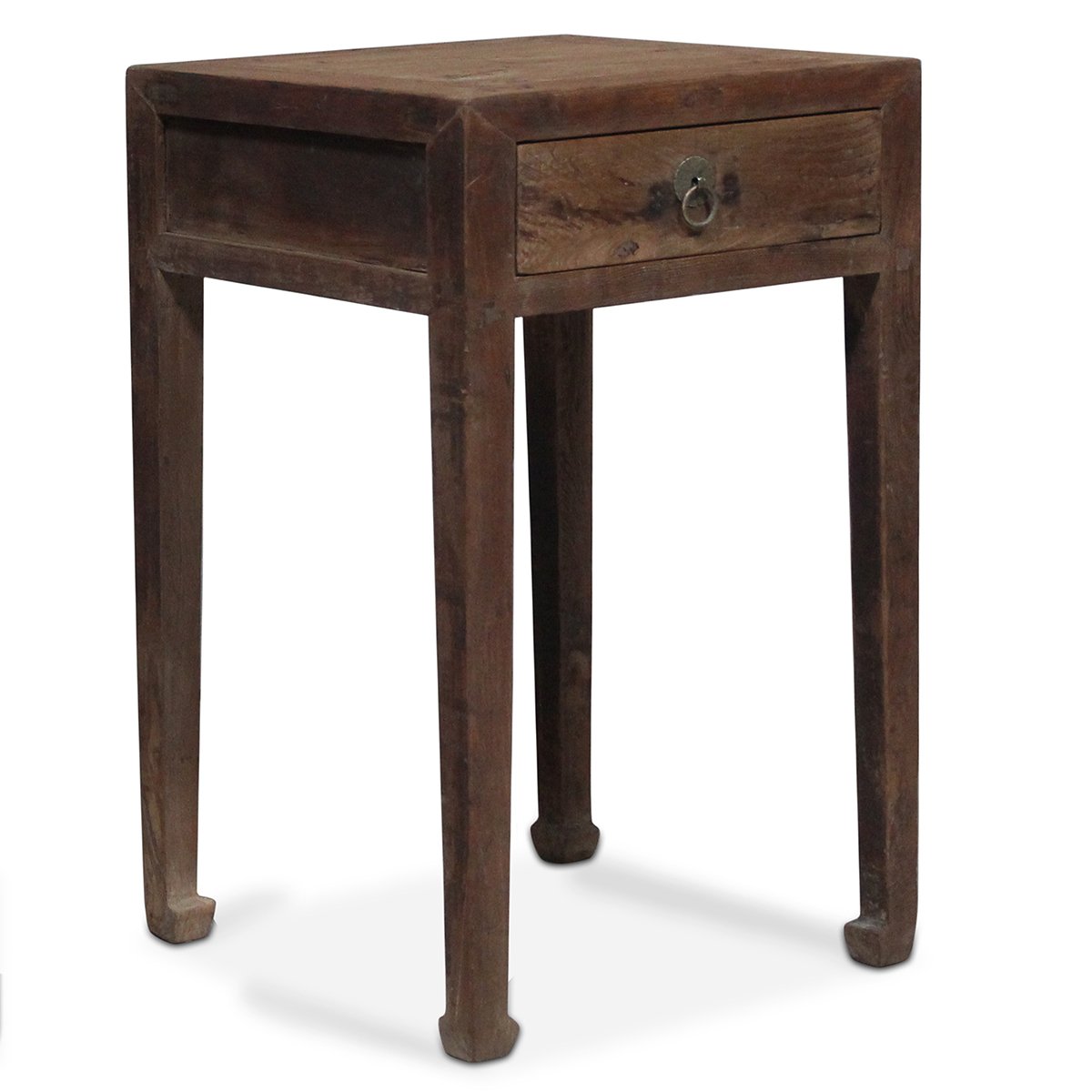 Elm Side Tables, 1890s, Set of 2 for sale at Pamono
