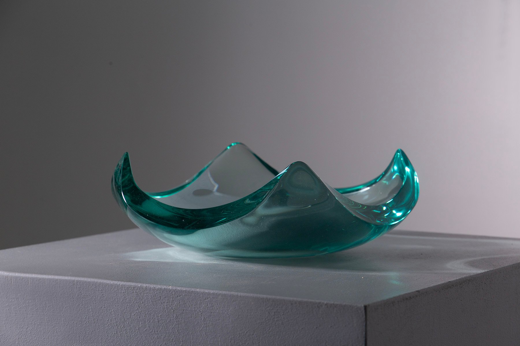 Crystal Pocket Emptier by Erwin Walter Burger for Fontana Arte, 1950s ...